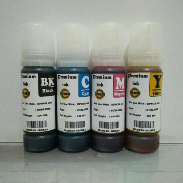 Jual Tinta Sublim Epson 003 isi 100ml Premium ink - Made in Korea ...