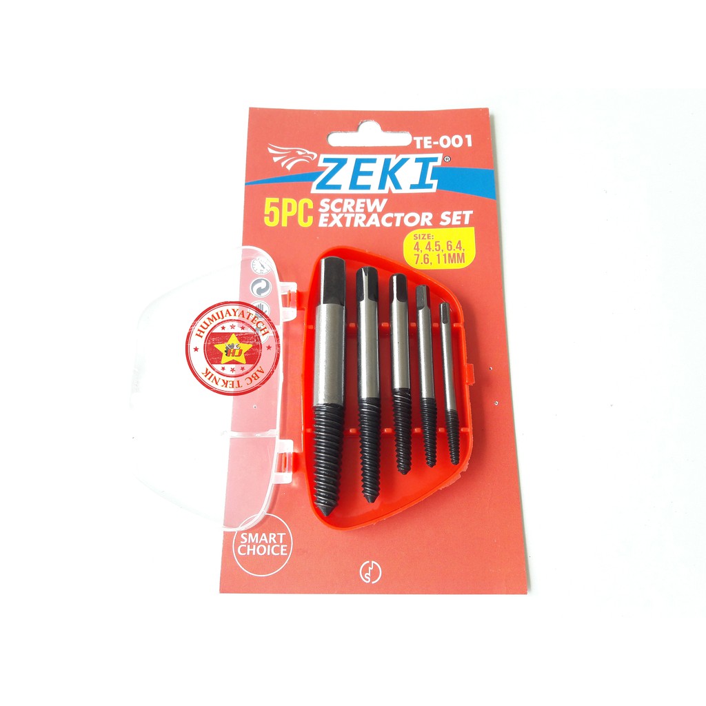 Jual Tap Balik Set Zeki / Screw Extractor Set | Shopee Indonesia