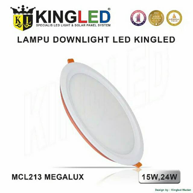 Jual KINGLED Lampu Plafon LED 15 Watt DownLight LED | Shopee Indonesia