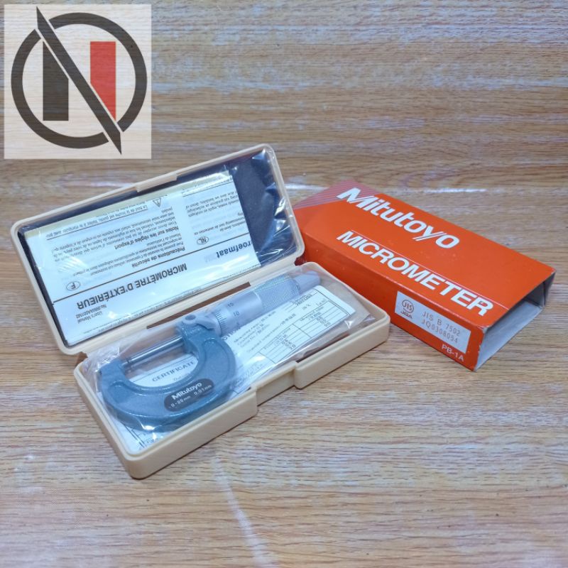 Jual micrometer mitutoyo 0 25mm original 103-137 mitutoyo japan ...