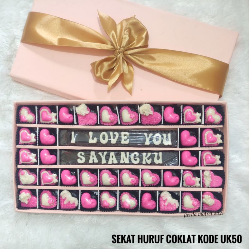 Jual Sekat huruf coklat pejuang LDR - hadiah cokelat box - gift wisuda ...