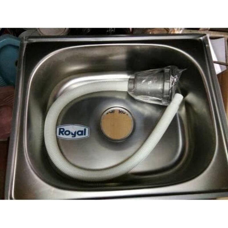 Jual wastafel dapur bak cuci piring kitchen sink stainless royal sb42 ...
