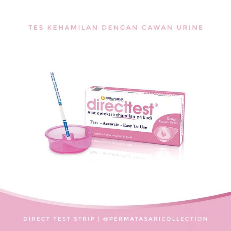 Jual Tes Hamil Direct Test Directtest / HCG Strip Pregnancy / Testpack ...