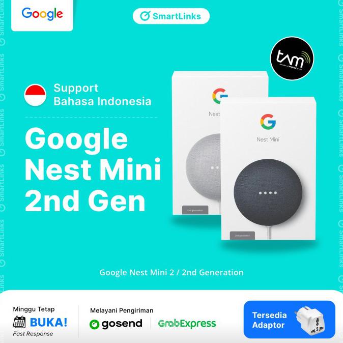 Jual Google Nest Mini 2 / 2nd Generation - Garansi Resmi TAM - Abu-abu ...