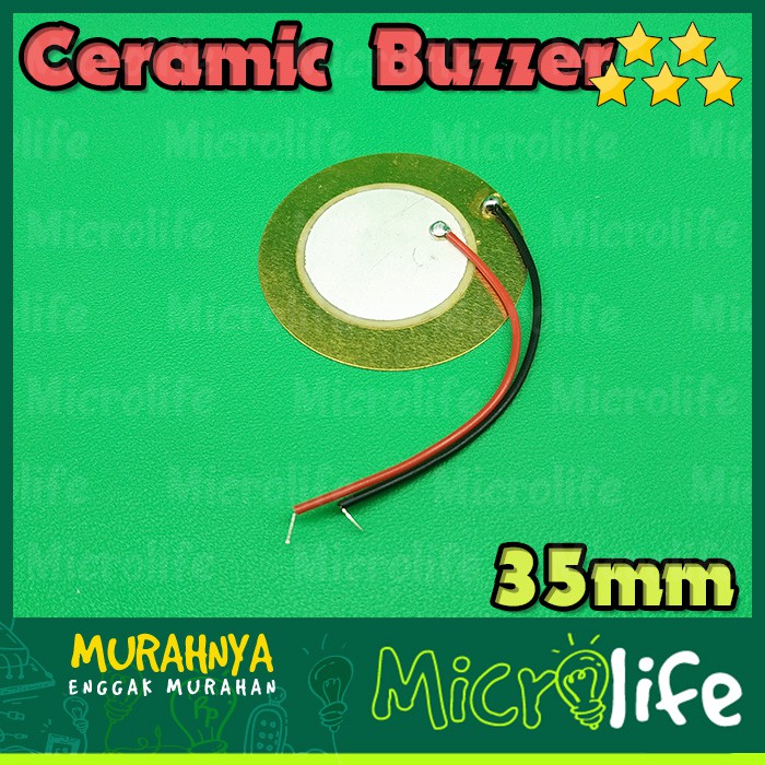 Jual PIEZO CERAMIC BUZZER 35mm | Shopee Indonesia