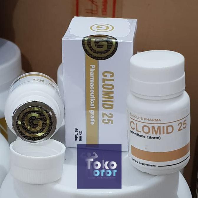 Jual Clomid Golds Pharma 25Mg X 60 Tablets | Shopee Indonesia
