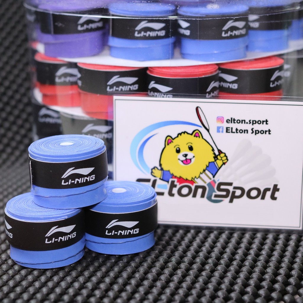 Jual (1 Buah) GRIP LINING GP 20 BIRU BLUE Raket Badminton Bulutangkis ...