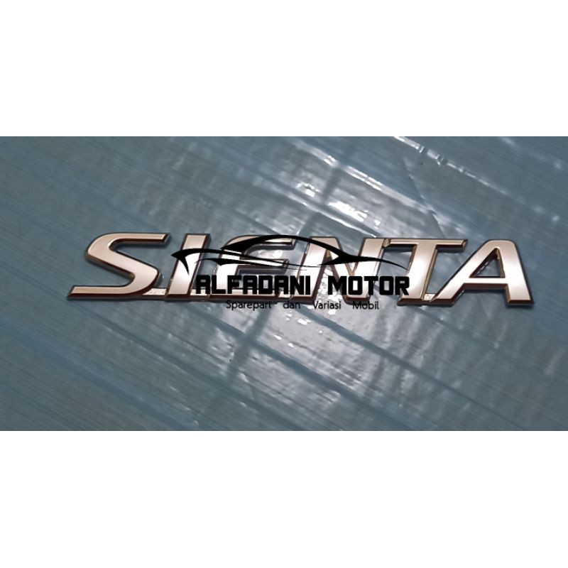 Jual LOGO EMBLEM TULISAN CHROME TOYOTA SIENTA ORIGINAL | Shopee Indonesia