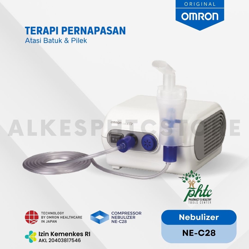 Jual OMRON Kompresor Nebulizer Omron NE-C28 l Alat Uap Inhalasi Omron ...