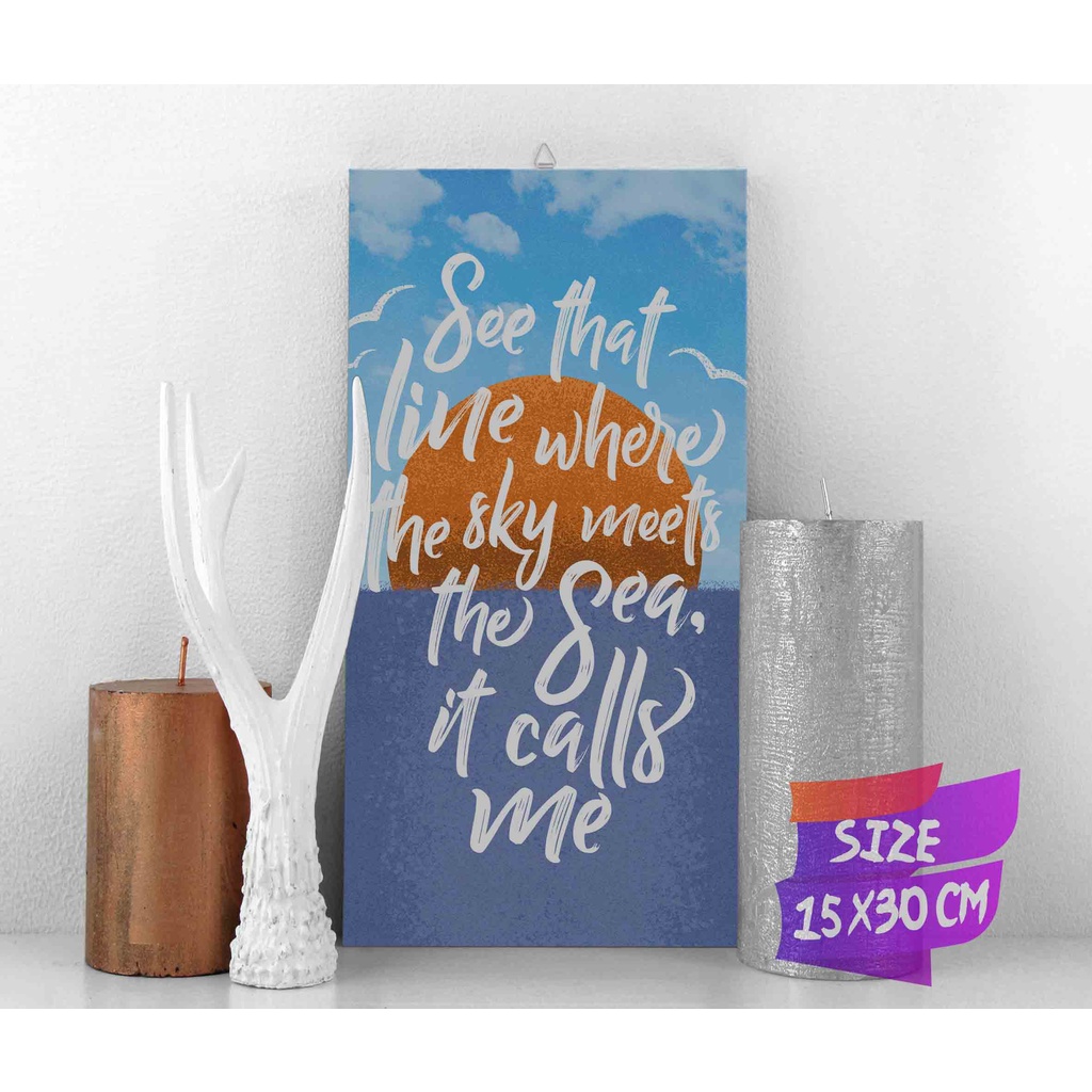 Jual Poster Kayu Word's Of Motivation / Poster Kayu / Wall Decor ...
