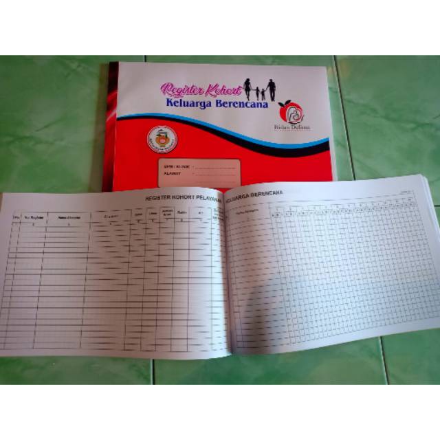Jual BUKU REGISTER KOHORT KB | Shopee Indonesia