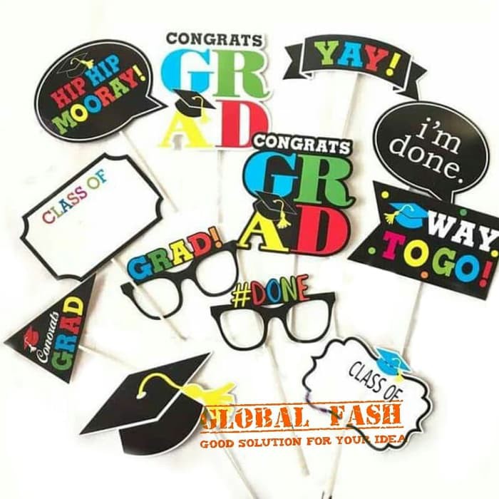 Jual fun props GRADUATION/ photo boot WISUDA/ aksesoris poto boot ...