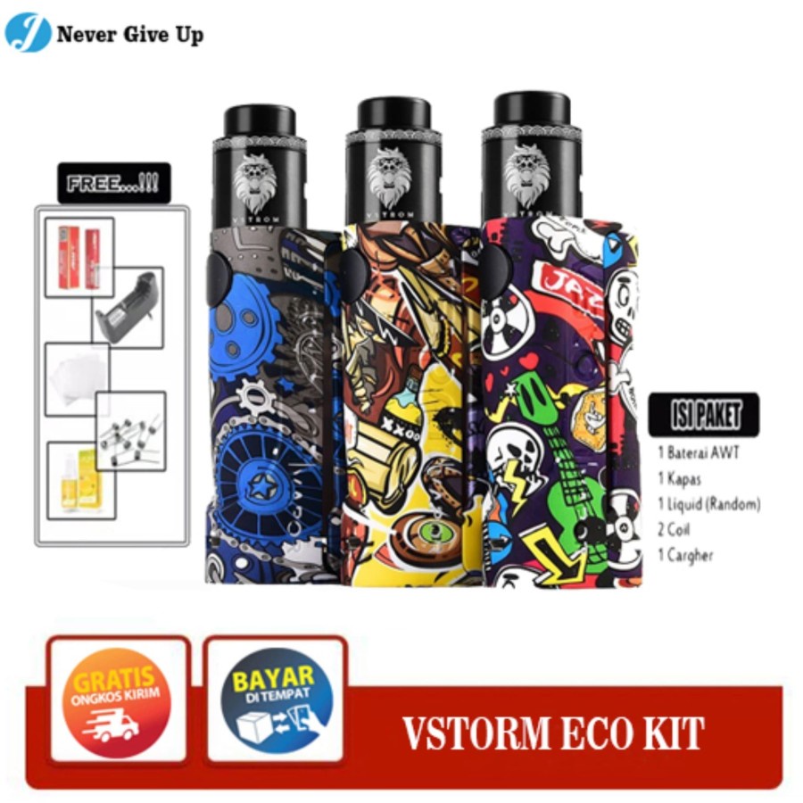 Jual Terbaik Vapor Strom Eco Kit 90w Siap Pakai | Shopee Indonesia