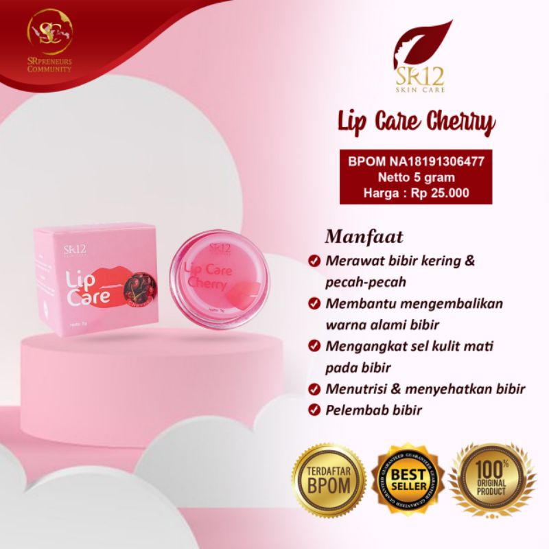 Jual LIP CARE SR12 BEST SELLER !! / PELEMBAB BIBIR / LIP BALM / PENCERAH WARNA BIBIR AMAN BPOM ...