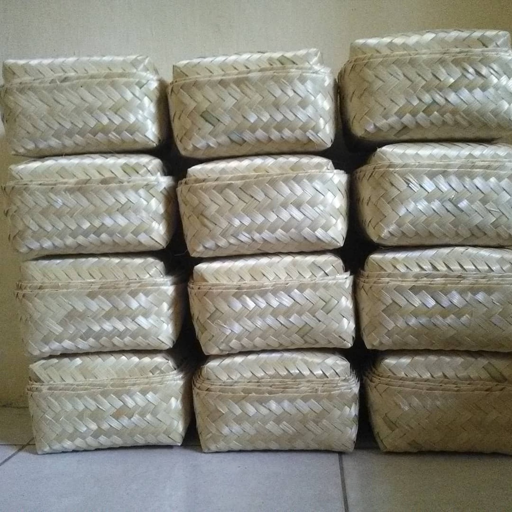 Jual Grosir Besek Bambu 22x22 Box Catering dan Hampers | Shopee Indonesia