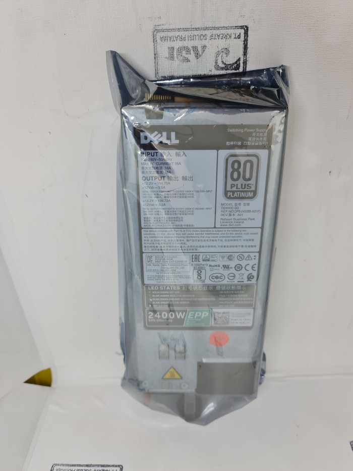 Jual PSU Dell 0J1CC3 2400W For Dell PowerEdge T640 Power Supply D2400E ...