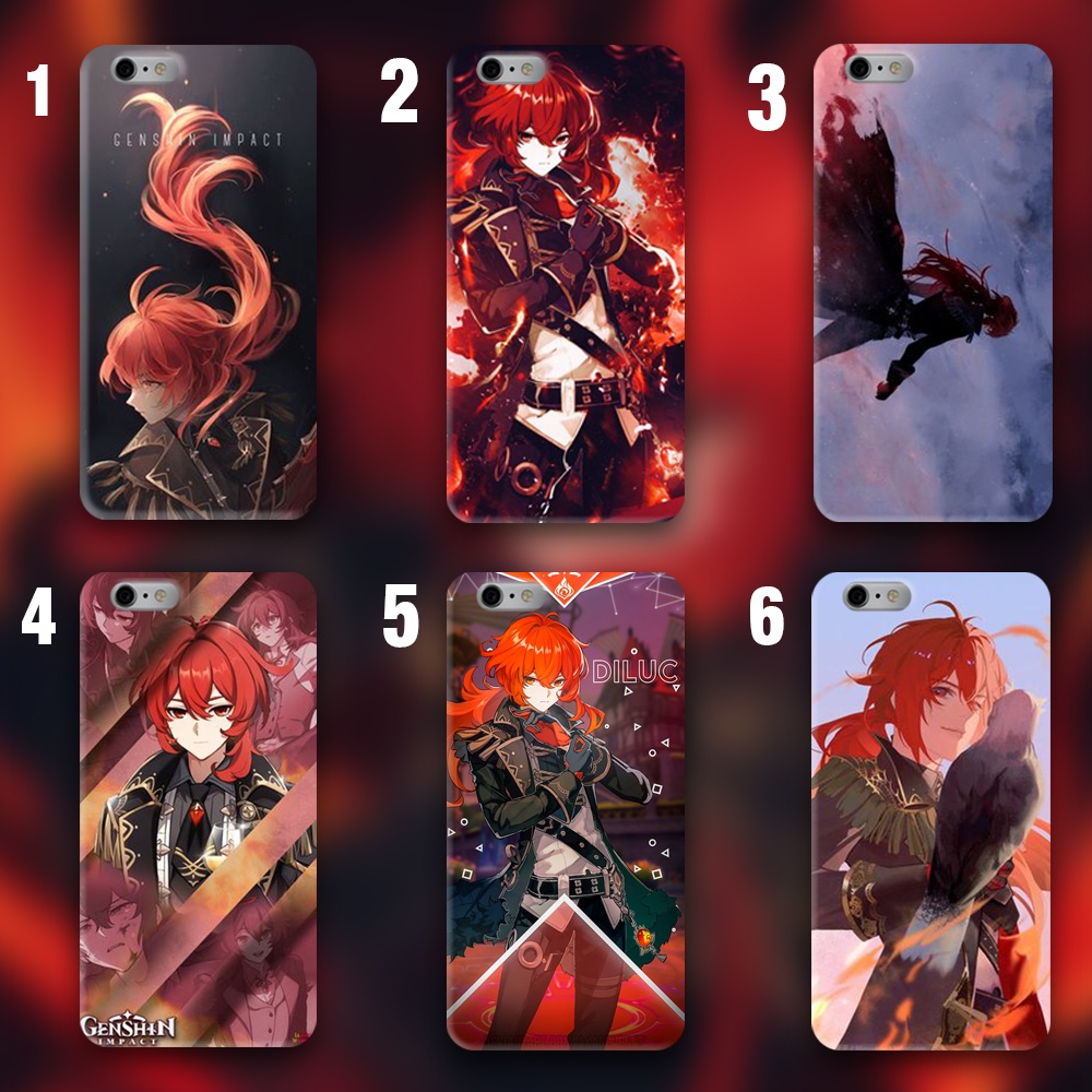 Jual GENSHIN IMPACT DILUC SOFTCASE HARDCASE PREMIUM (CASING) | Shopee ...