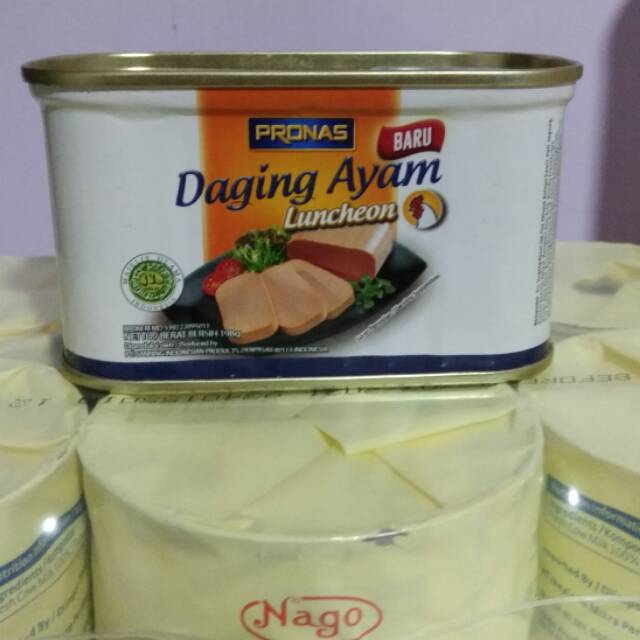 Jual Pronas Ham Ayam 198gr / daging ayam kaleng / canned food | Shopee ...