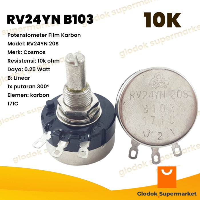 Jual Potensio Cosmos RV24 10K RV24YN 20S B103 | Shopee Indonesia