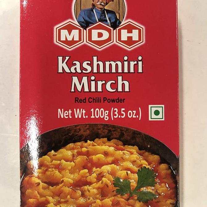 Jual :::::::] Kashmiri Mirch/ Medium Hot Chili Powder MDH 100g | Shopee ...