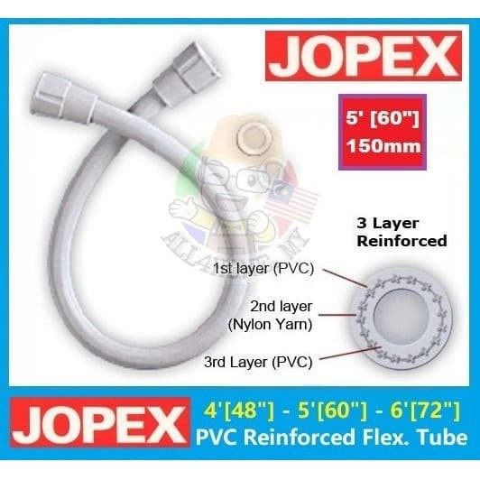 Jual Selang Flexible Hose PVC Putih 60 cm Selang Air Dingin JOPEX ...