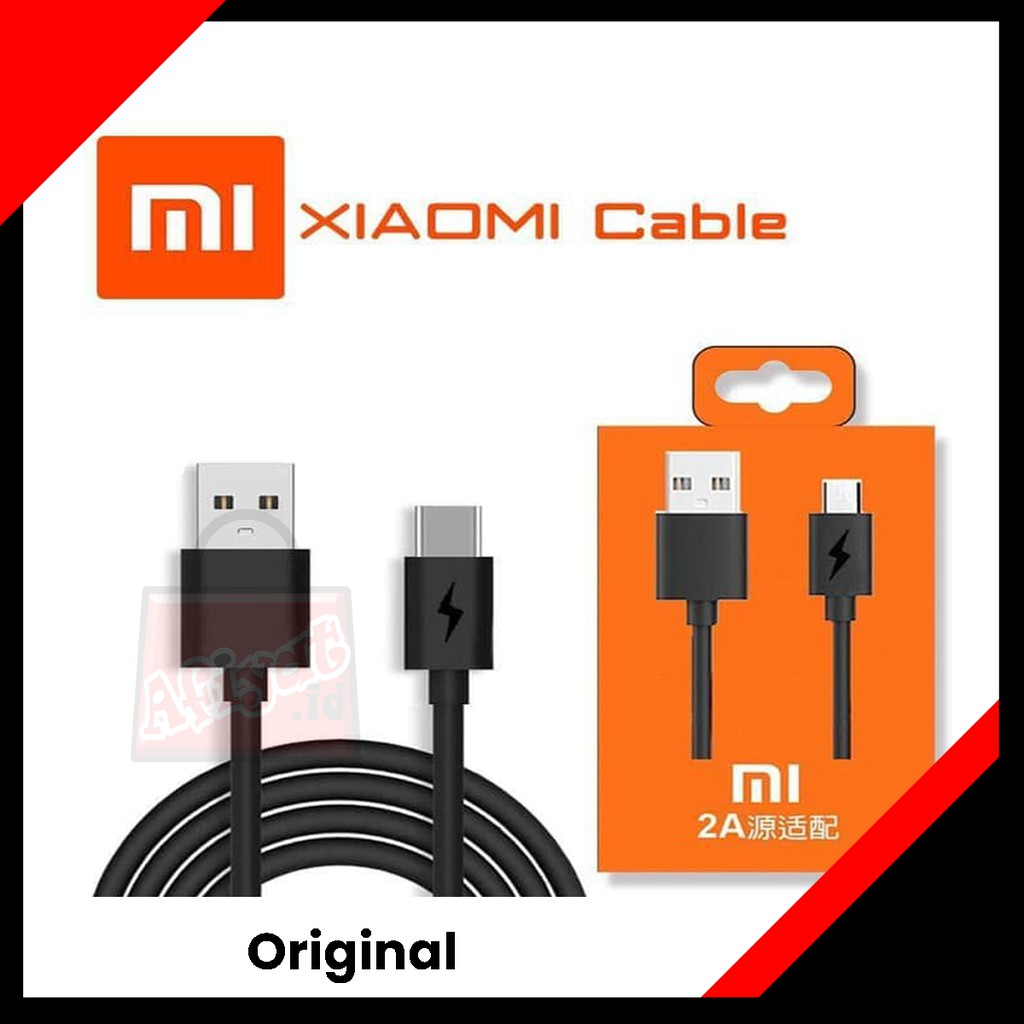 Jual KABEL DATA XIAOMI ORIGINAL 2A Type-C | KABEL DATA SOLO | Shopee ...
