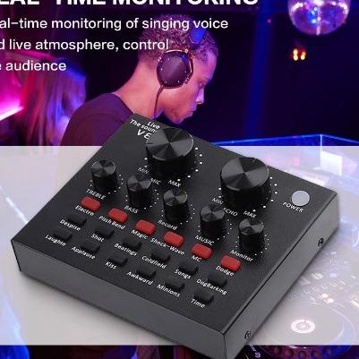 Jual Baru - Live Mixer Audio USB External Soundcard Broadcast ...