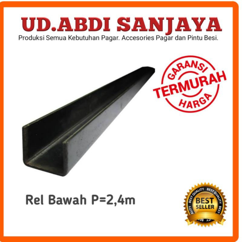 Jual Rel Bawah 2,4m pintu sliding | Shopee Indonesia