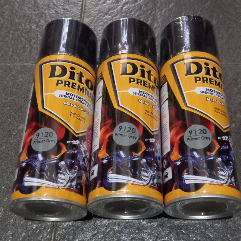Jual 9120 primer grey ( EPOXY ) diton premium 400ml cat semprot pylox ...