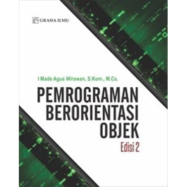Jual Buku Pemrograman Berorientasi Objek Edisi 2 I Made Agus Wirawan, S ...