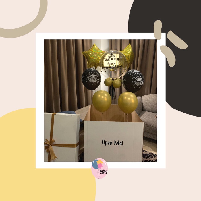Jual (TERBARU) Balon Rangkaian Surprise Box (Jumbo) | Shopee Indonesia