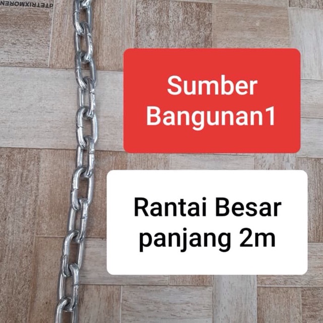Jual Rantai besar pagar 2 meter rantai kunci gembok pagar | Shopee ...