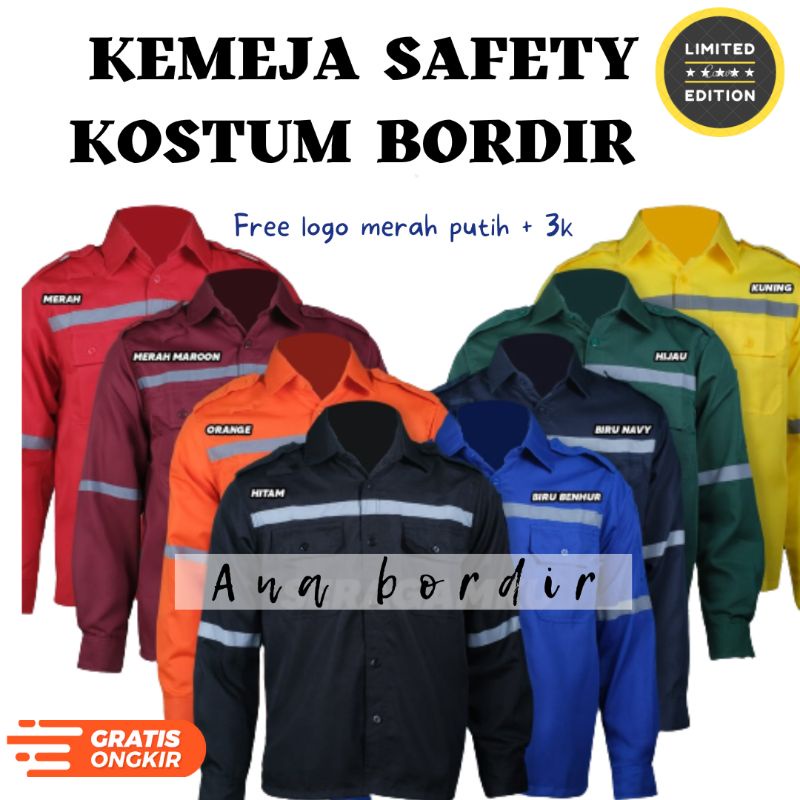 Jual (lengan panjang) KEMEJA SAFETY SKOTLIGHT LENGAN PANJANG BISA ...