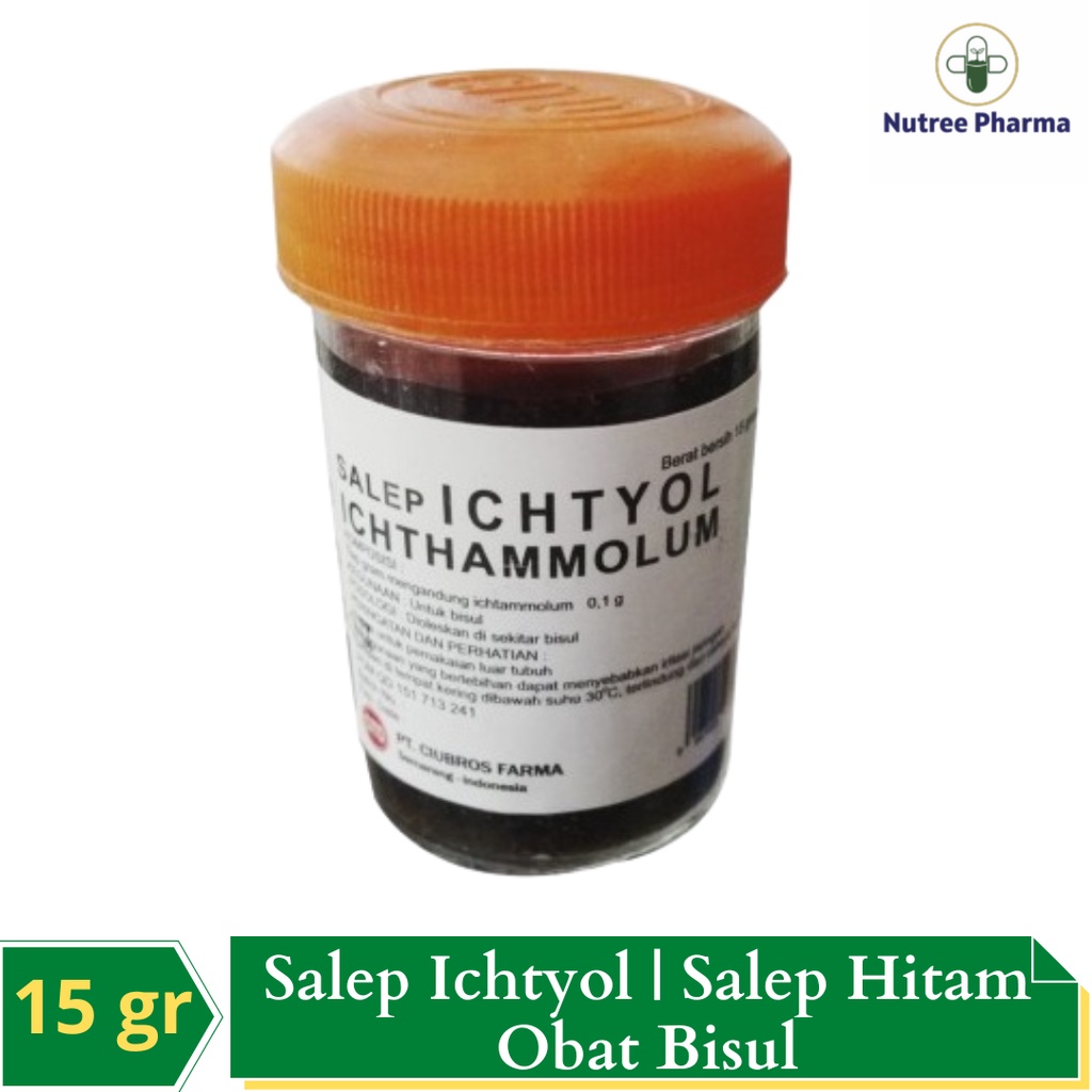 Jual Salep Ichtyol Zalf Cito 15g | Salep Ichtyol 15 gram | Salep Hitam ...