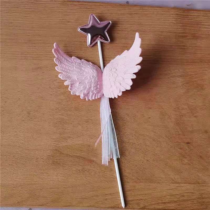 Jual CCB08 Cake Topper Fairy Wing Star Sayap Peri Bintang Disney Hiasan ...