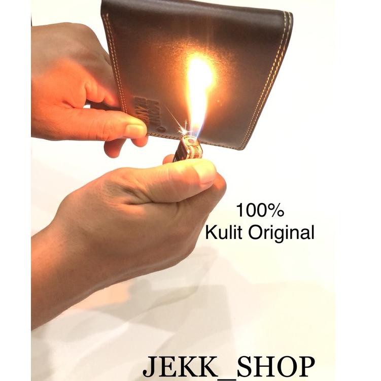 Jual DOMPET KULIT ASLI 100%ORIGINAL TAHAN API (KODE Q8538) | Shopee ...