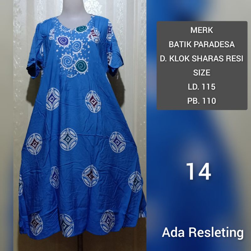 Jual Daster Model Klok Merk Batik Paradesa | Shopee Indonesia
