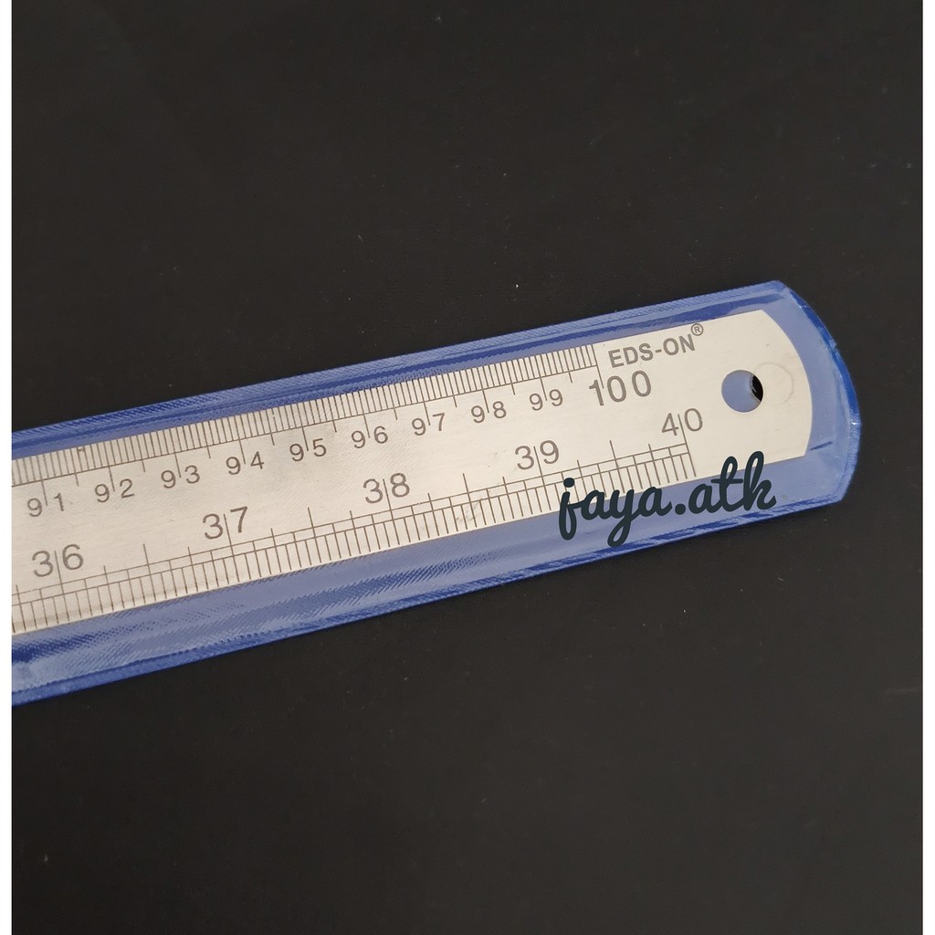 Jual PENGGARIS BESI 100CM MISTAR BESI 100 CM STAINLESS STEEL RULER 100 CM | Shopee Indonesia