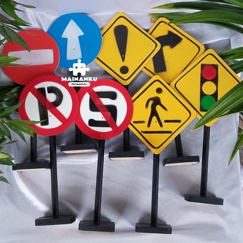 Jual Mainan Edukasi Anak Rambu-rambu Lalu Lintas | Shopee Indonesia