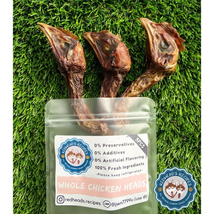 Jual Redhead's Recipes - Whole Chicken Heads (3pcs) | Shopee Indonesia