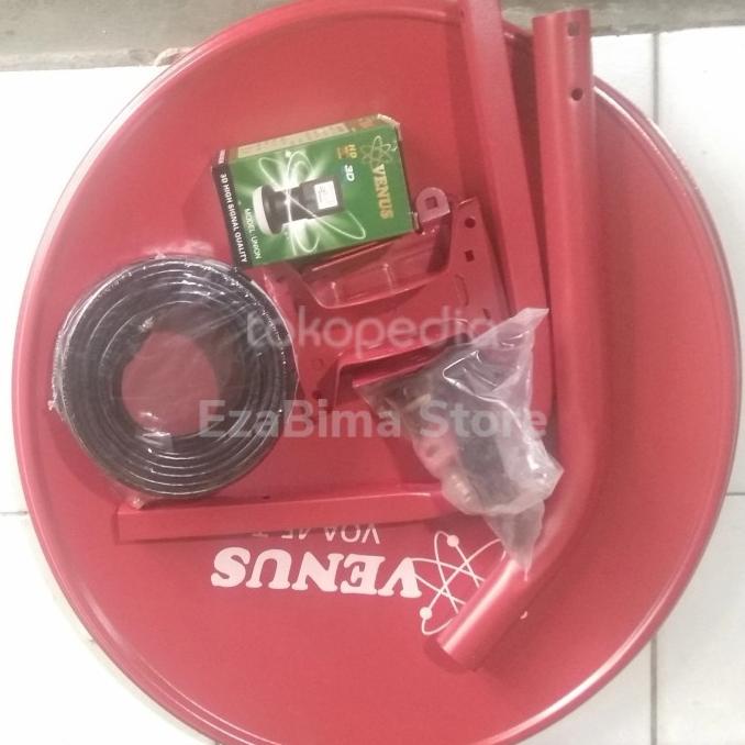 Jual Dish Parabola Mini Venus 45 cm + LNB + kabel 15 meter | Shopee ...