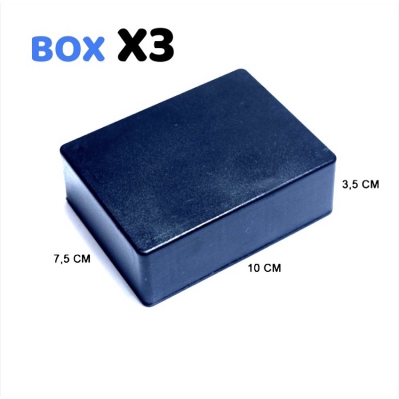 Jual Box Kotak Hitam Plastik Elektronik Serbaguna X3 | Shopee Indonesia