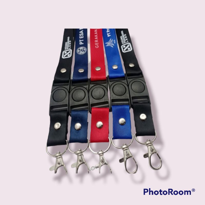 Jual Tali ID card custom nama & logo instansi | Shopee Indonesia