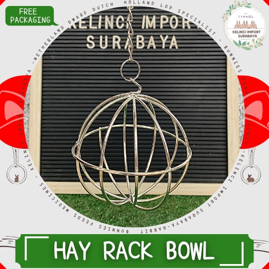 Jual HAY RACK BOWL Stainless Bola Hay Gantung Anti Karat | Shopee Indonesia