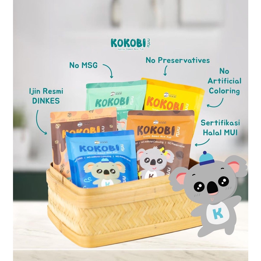 Jual Platinum Food Kokobi Rice Puff Snack Anak | Shopee Indonesia