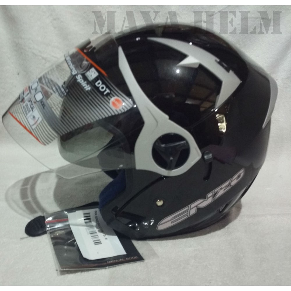 Jual Helm INK Enzo Black Gloss | Shopee Indonesia