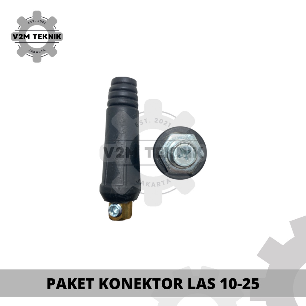 Jual PAKET Konektor Las 10-25mm MALE & FEMALE / Connector Las 10 - 25 ...