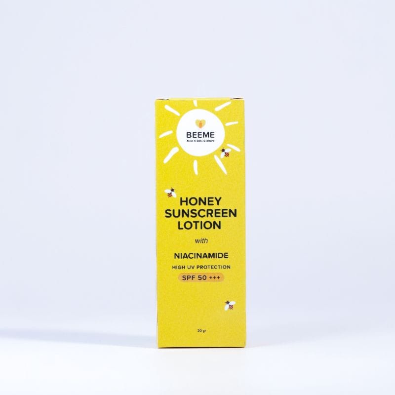 Jual Beeme Honey Sunscreen Lotion with Niacinamide SPF 50+++ 20gr ...