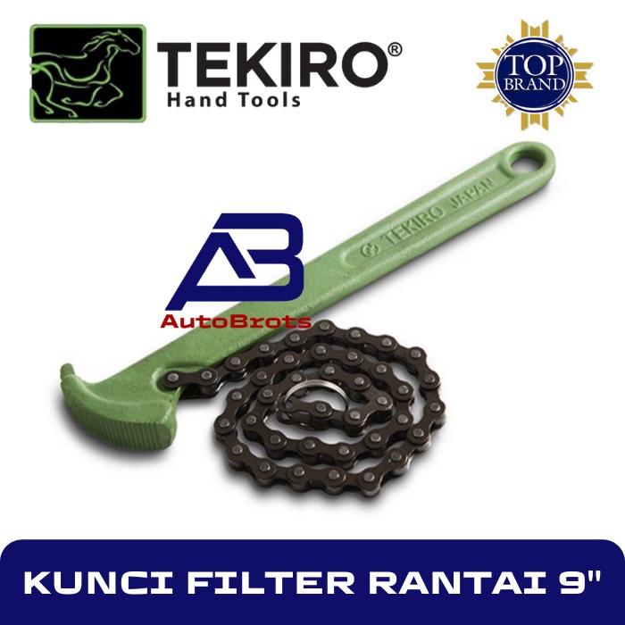 Jual Kunci Oli Filter Rantai 9 Inch TEKIRO / Oil Filter Wrench Chain 9 ...