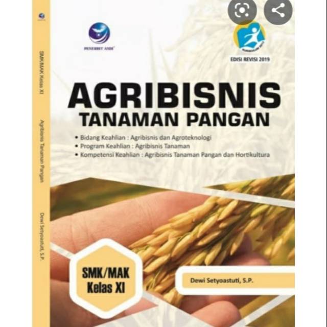Jual Buku Agribisnis Tanaman Pangan Kelas 2 SMK | Shopee Indonesia